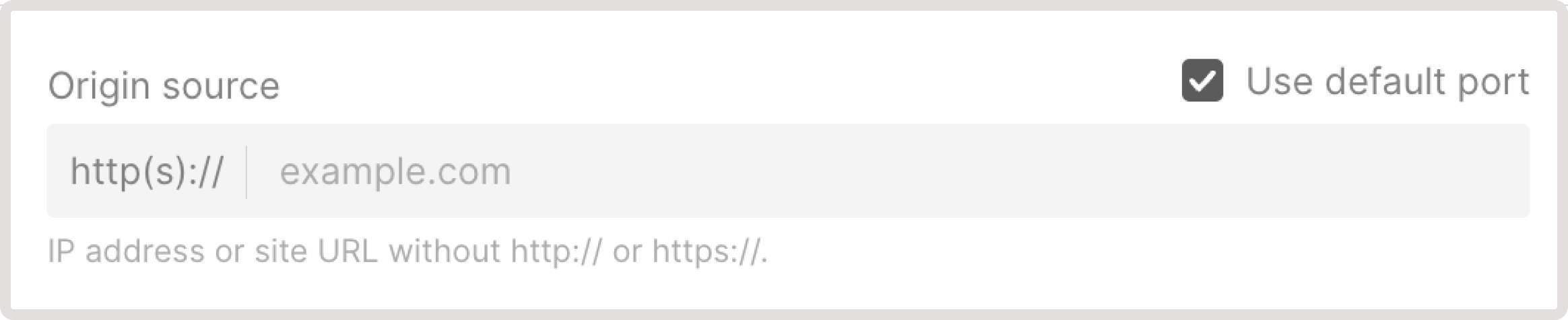 Origin group - CDB DOCUMENTATION