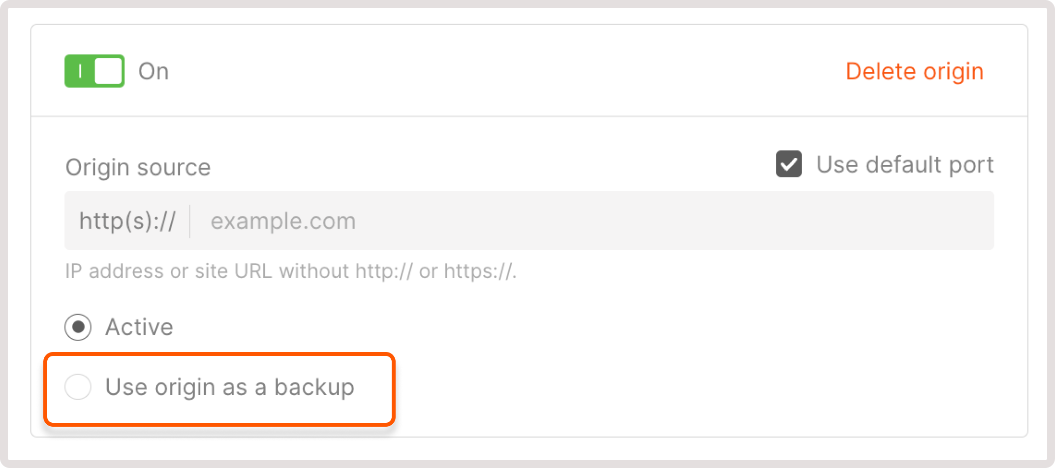 Origin group - CDB DOCUMENTATION