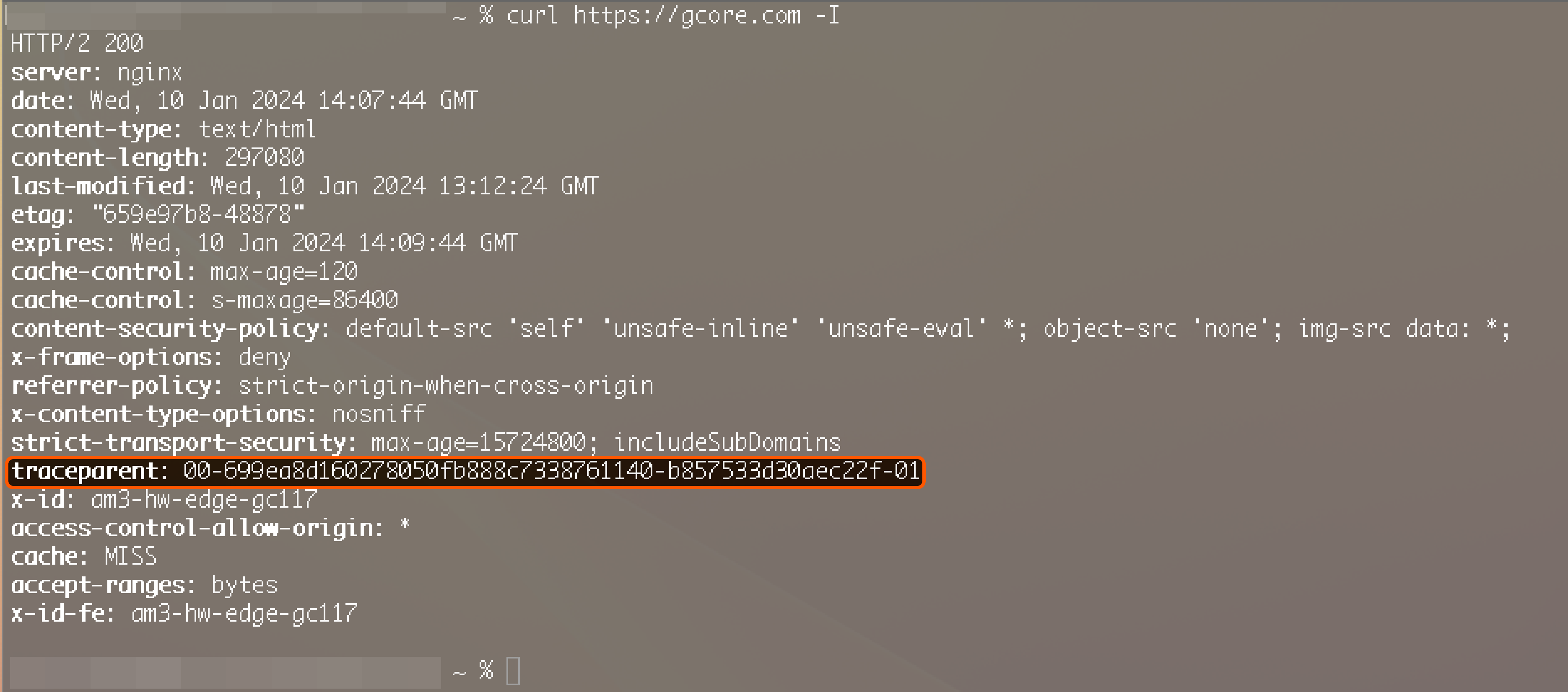 Traceparent - CDB DOCUMENTATION